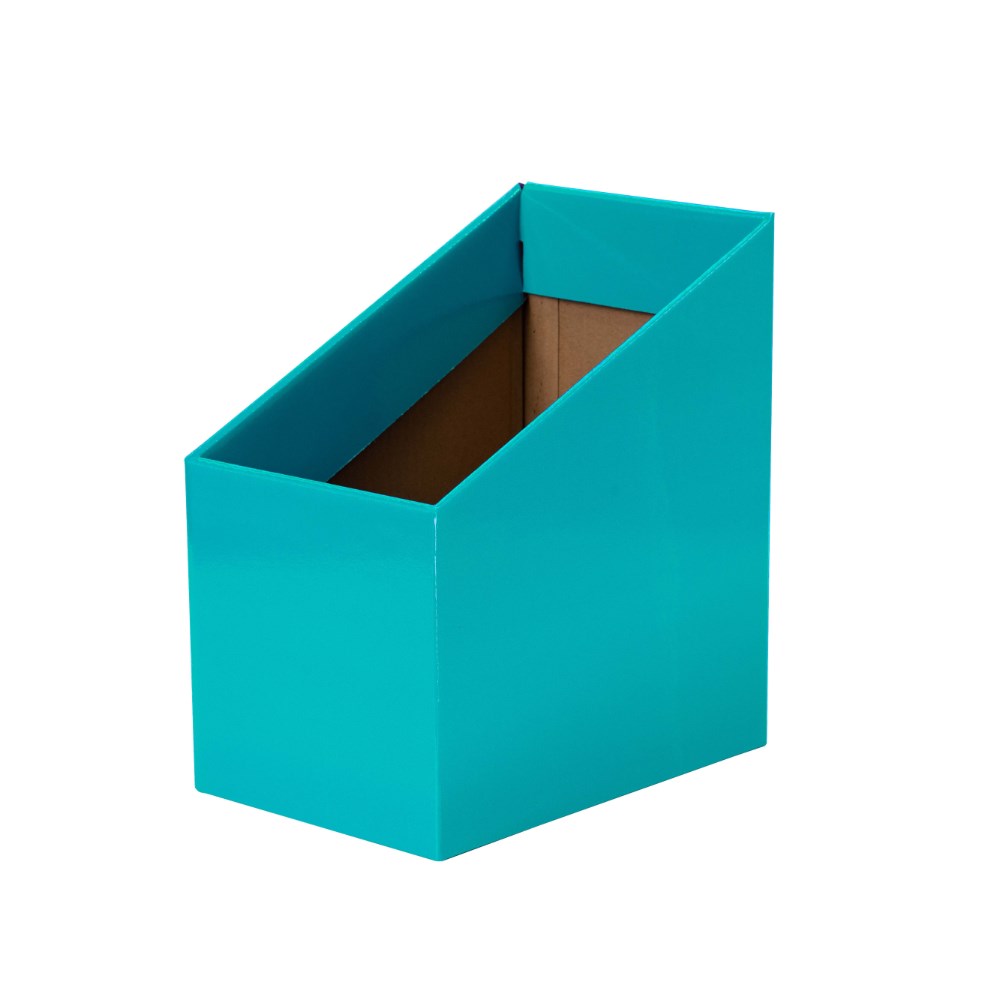 Filing & Storage - Creative Kids Book Boxes Cardboard Turquoise Pack of ...