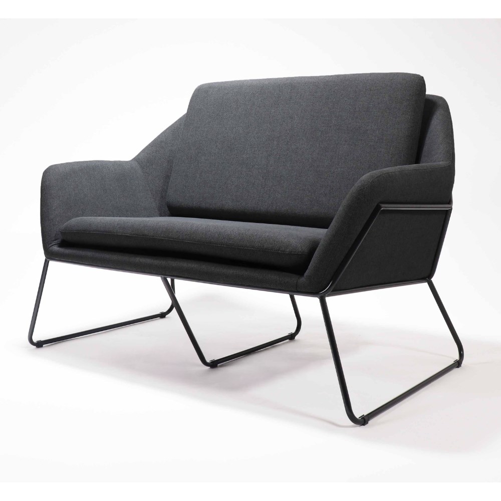Chairs & Accessories - Cardinal Lounge Chair 2 Seater 1335W x 690D x ...