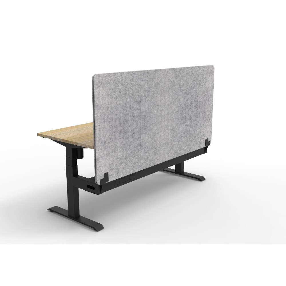 Office Furniture - Boost Light Desk Height Adjustable + Grey Eco Screen ...